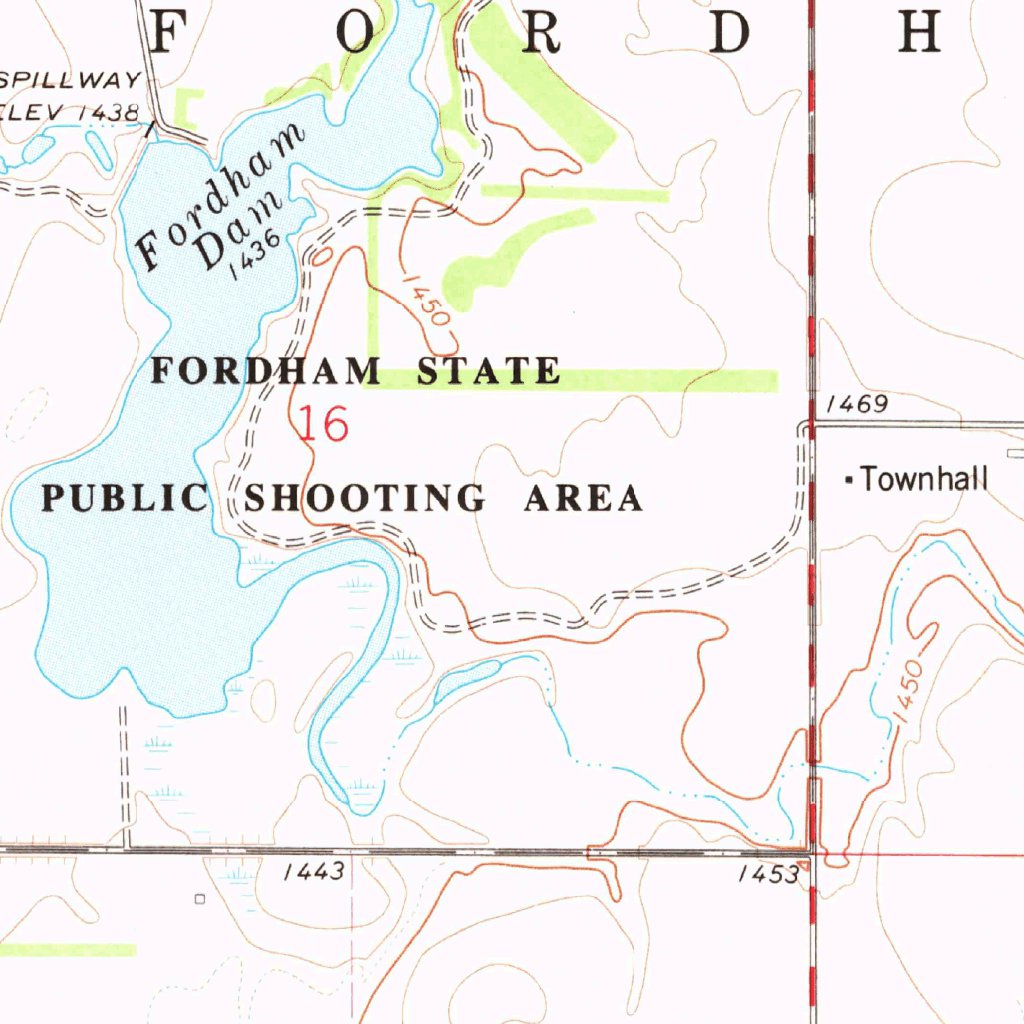 Fordham Dam, SD (1973, 24000-Scale) Map by United States Geological ...