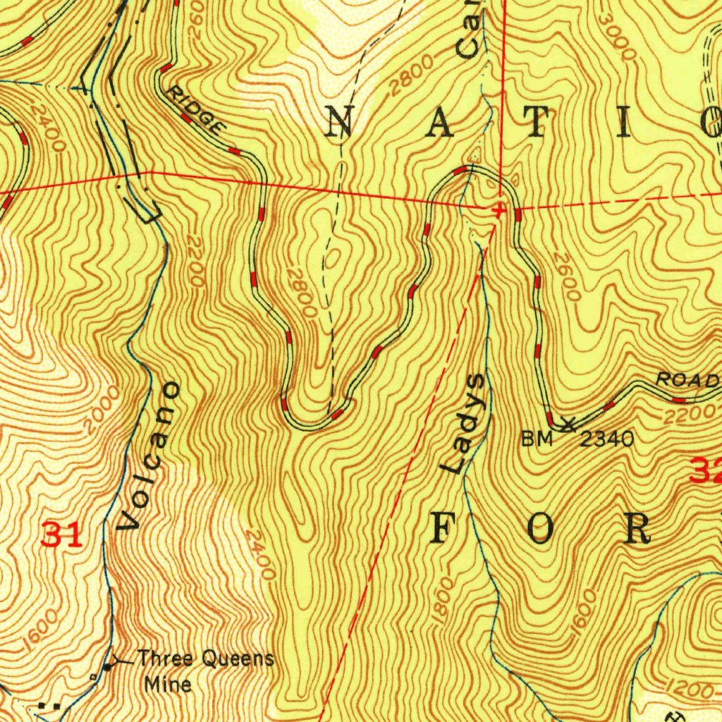 Foresthill, CA (1951, 24000-Scale) Map by United States Geological ...