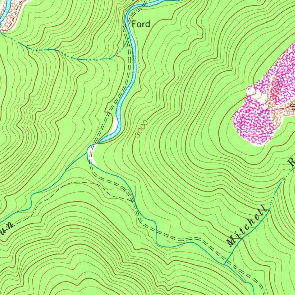 Fork Mountain, WV (1977, 24000-Scale) Map by United States Geological ...