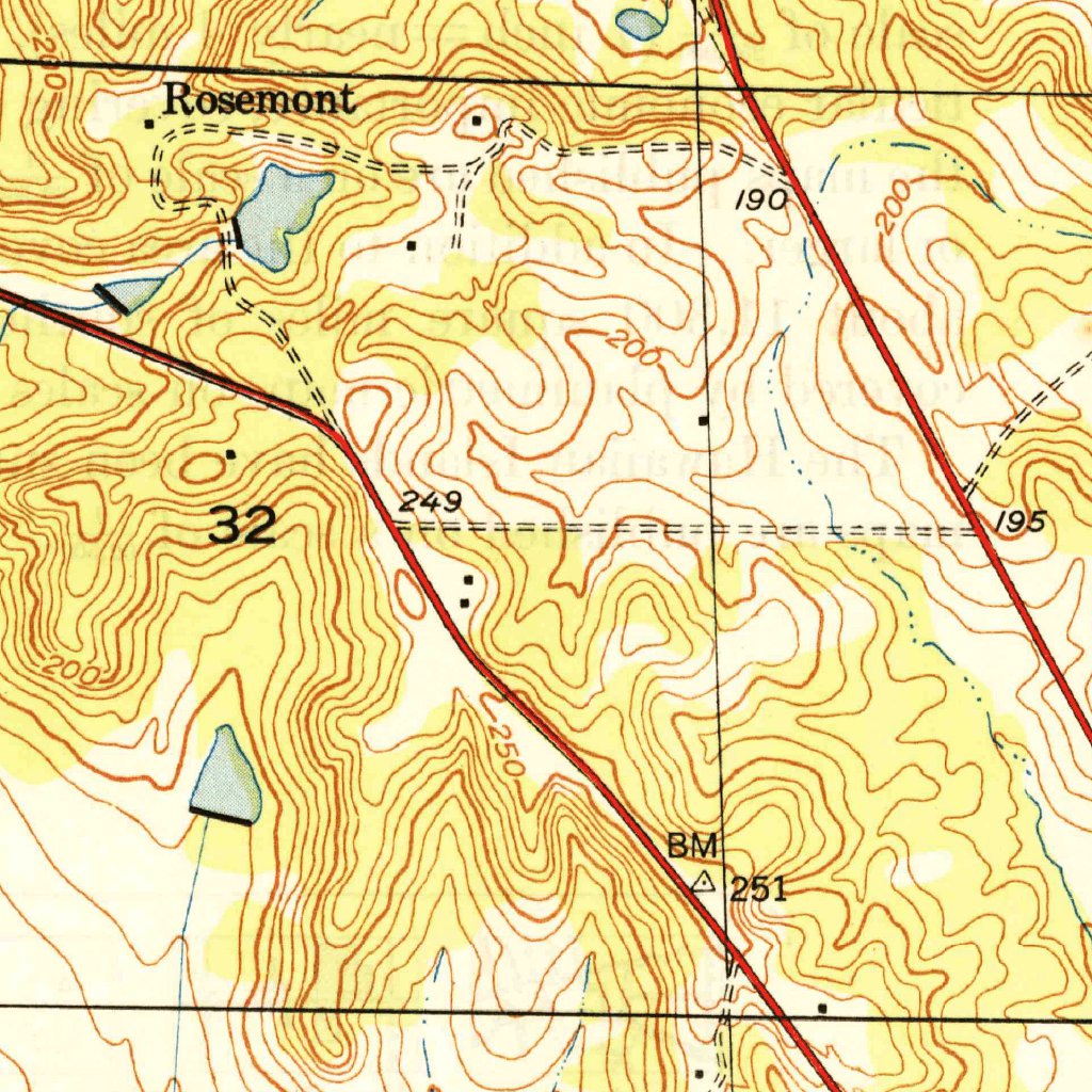 Forkland, AL (1949, 24000-Scale) Map by United States Geological Survey ...