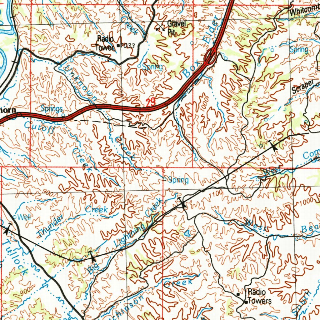 Forsyth, MT (1983, 250000-Scale) Map by United States Geological Survey ...