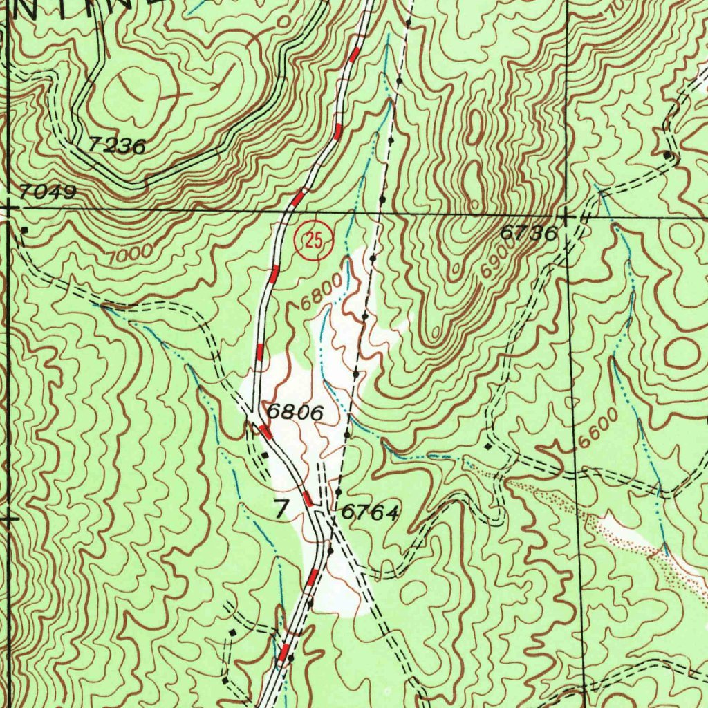 Fort Bayard, NM (1947, 24000-Scale) Map by United States Geological ...