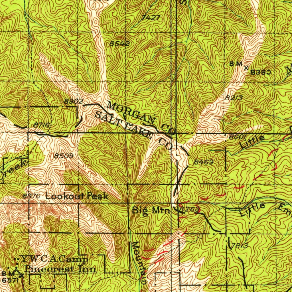 Fort Douglas, UT (1925, 125000-Scale) Map by United States Geological ...