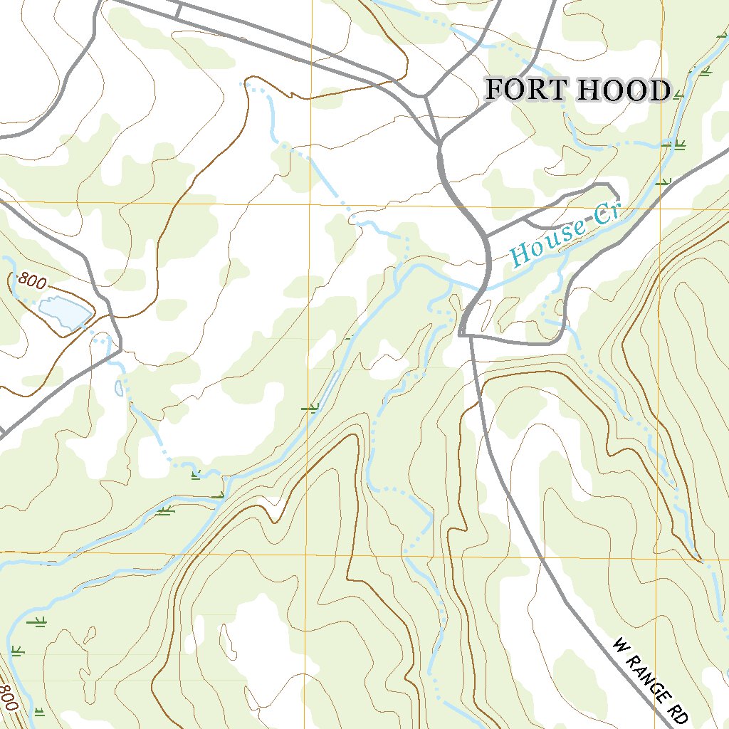 Fort Hood, TX (2022, 24000-Scale) Map by United States Geological ...