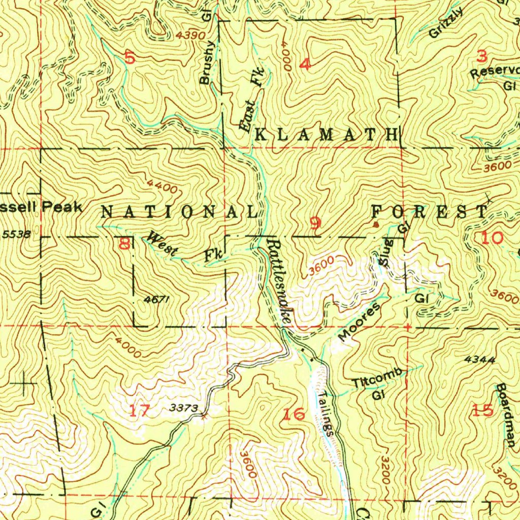 Fort Jones, CA (1955, 62500-Scale) Map by United States Geological ...