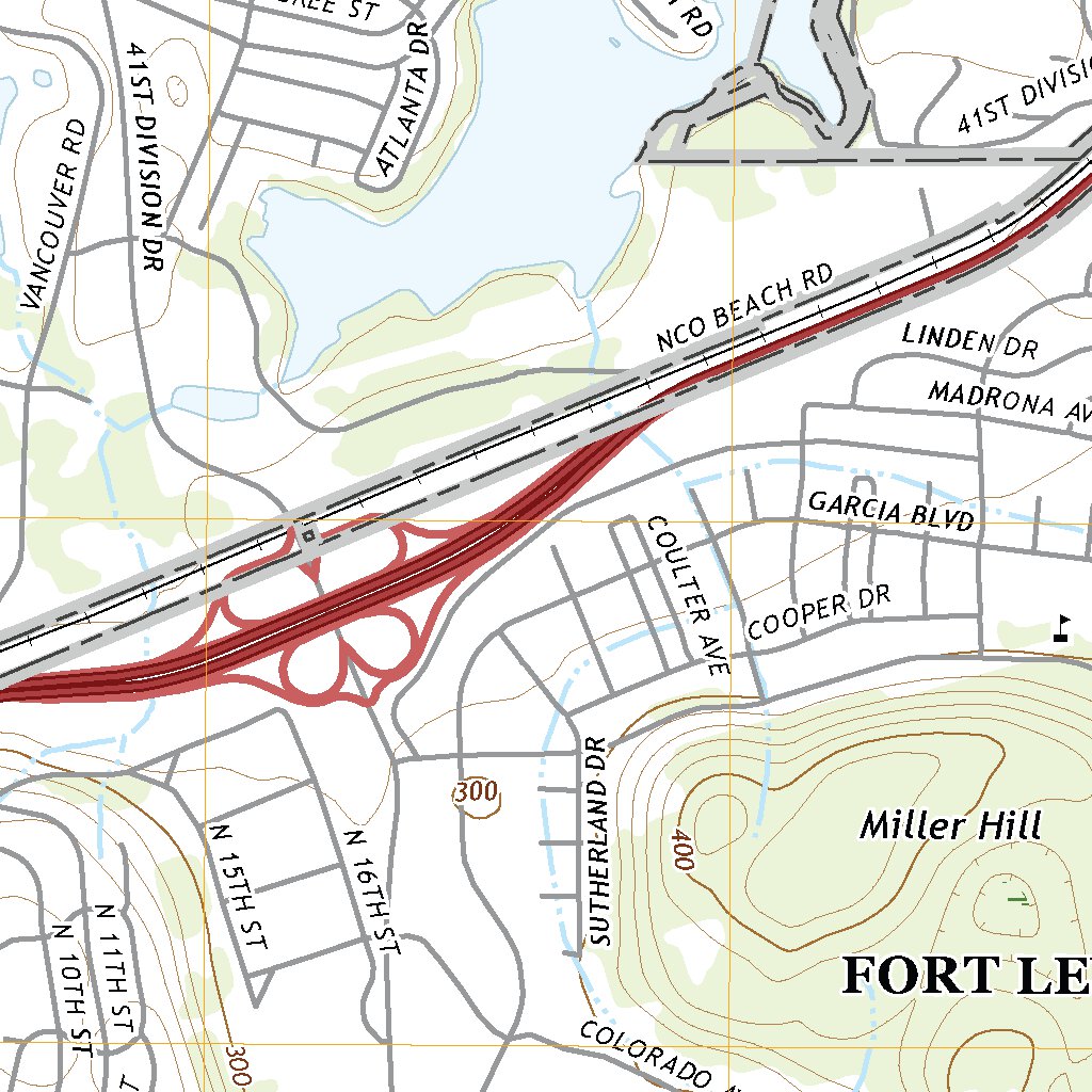 Fort Lewis, WA (2020, 24000-Scale) Map by United States Geological ...