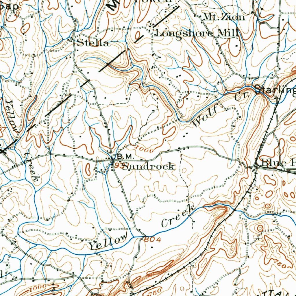 Fort Payne, AL-GA (1898, 125000-Scale) Map by United States Geological ...