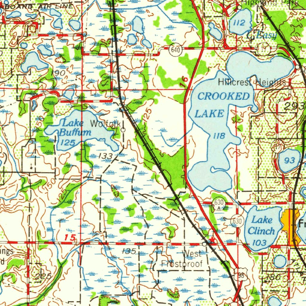 Fort Pierce, FL (1959, 250000-Scale) Map by United States Geological ...
