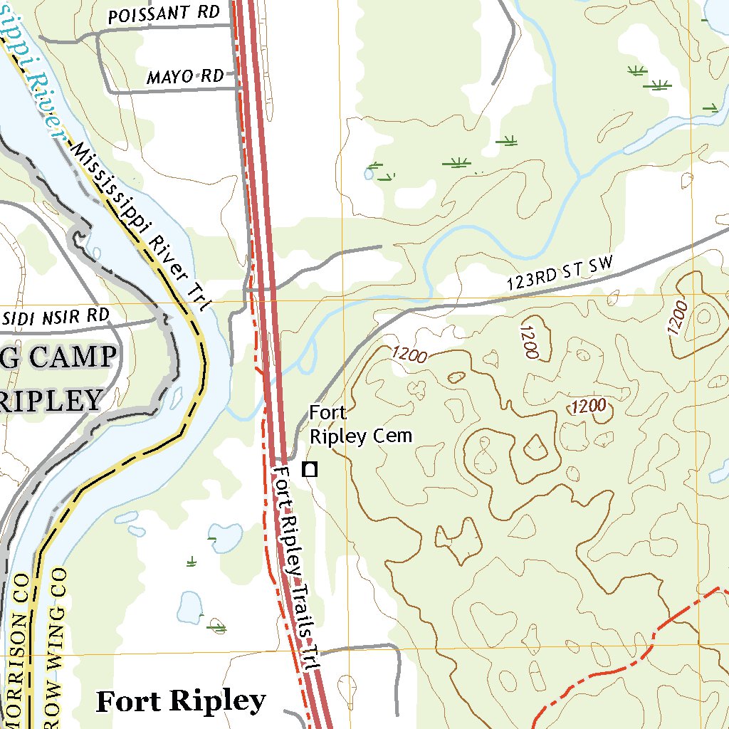 Fort Ripley, MN (2022, 24000-Scale) Map by United States Geological ...