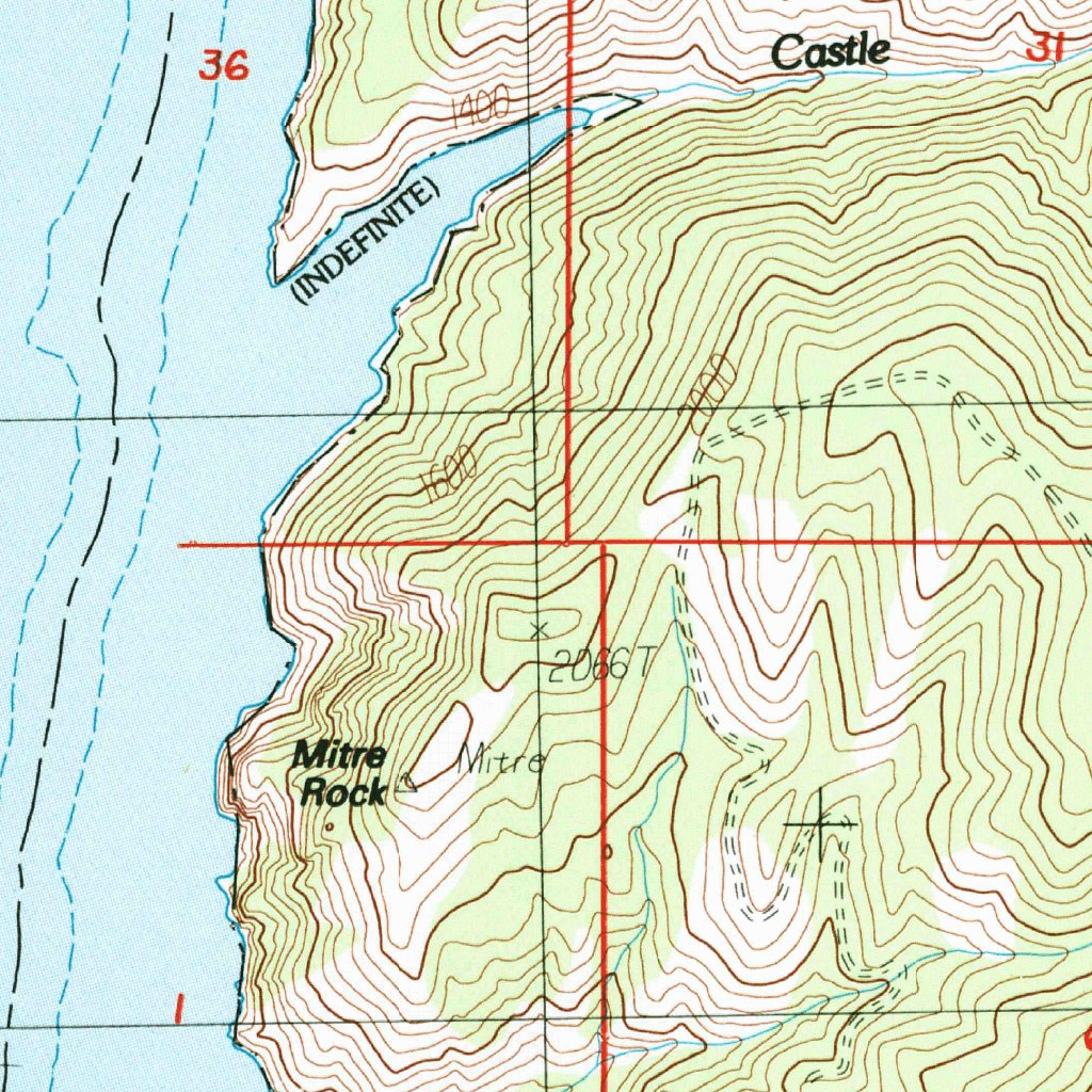 Fort Spokane, WA (1985, 24000-Scale) Map by United States Geological ...