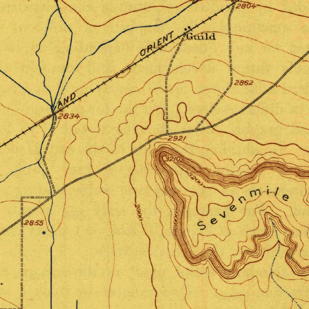 Fort Stockton, TX (1923, 62500-Scale) Map by United States Geological ...