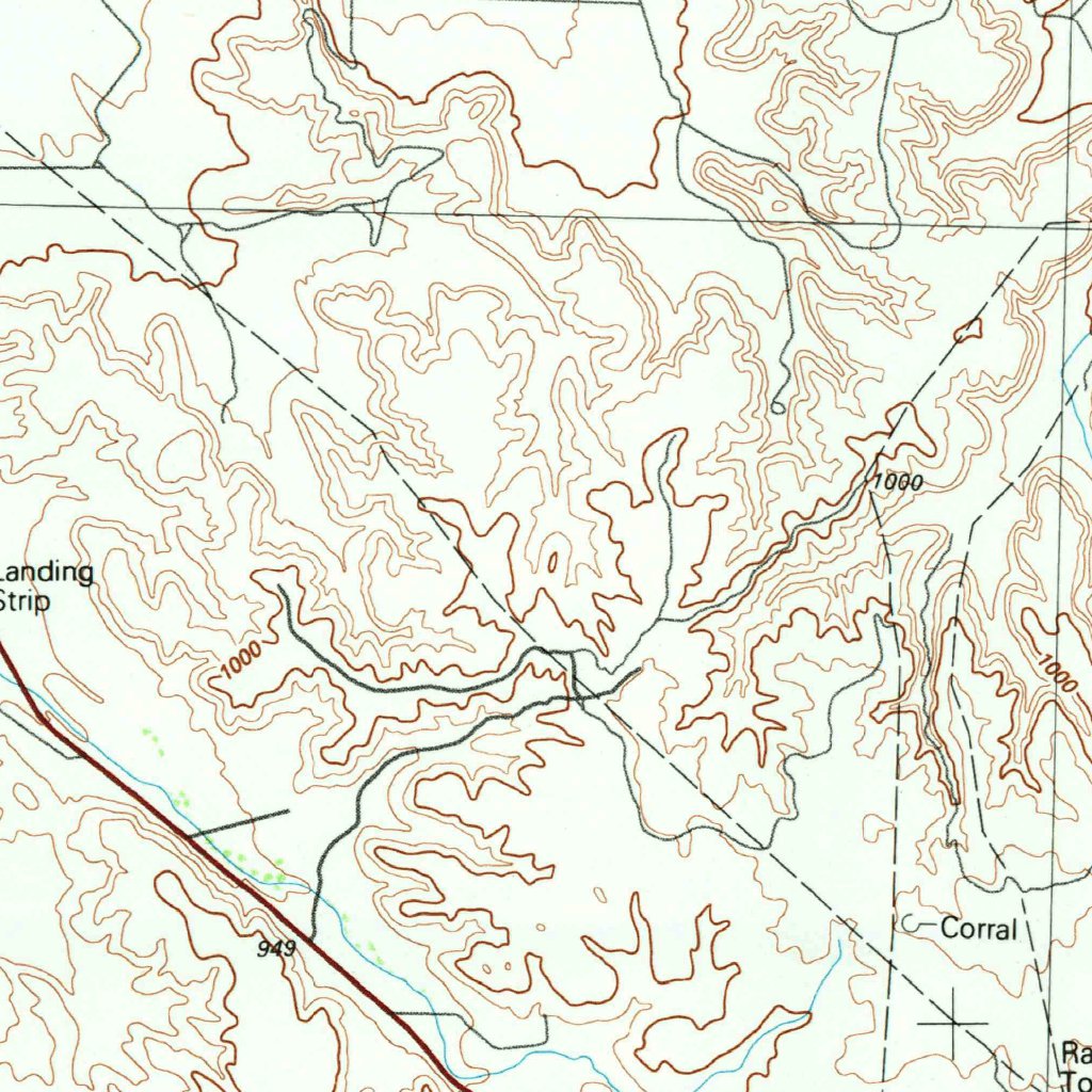 Fort Stockton, TX (1985, 100000-Scale) Map by United States Geological ...