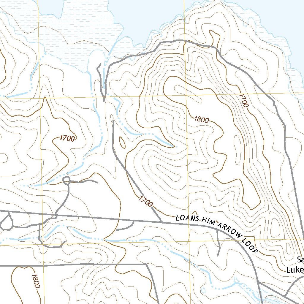 Fort Yates NW, ND (2020, 24000-Scale) Map by United States Geological ...