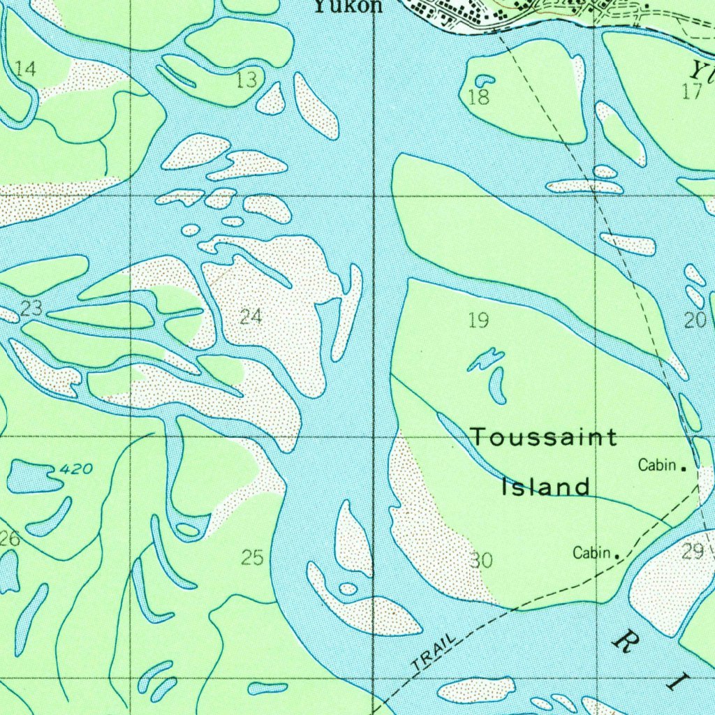 Fort Yukon C-3, AK (1955, 63360-Scale) Map by United States Geological ...
