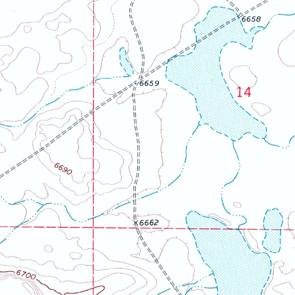 Fourmile Knoll, WY (1968, 24000-Scale) Map by United States Geological ...