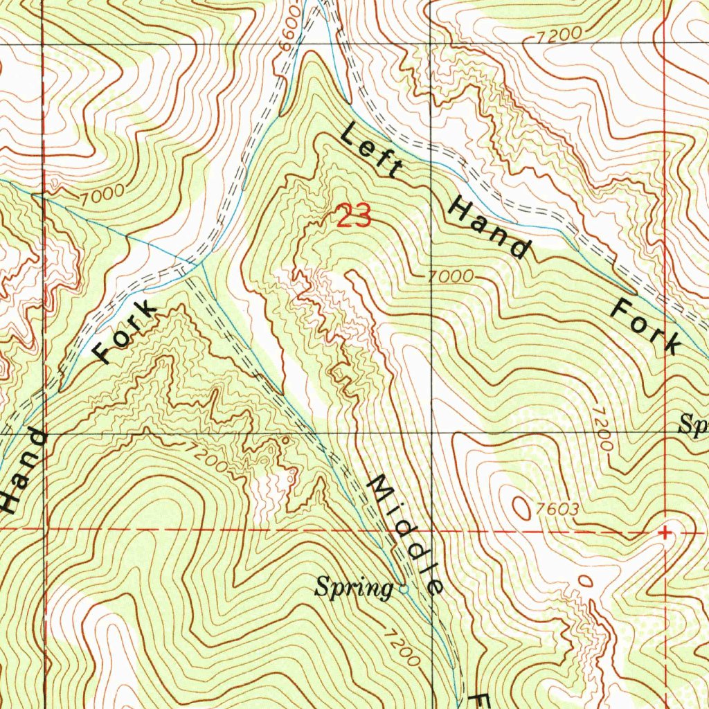 Francis Canyon, UT (1991, 24000-Scale) Map by United States Geological ...