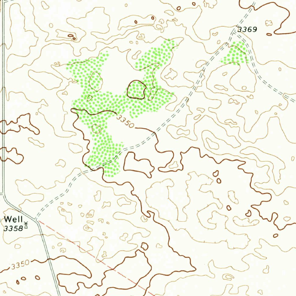 Frankel City SW, TX (1971, 24000-Scale) Map by United States Geological ...