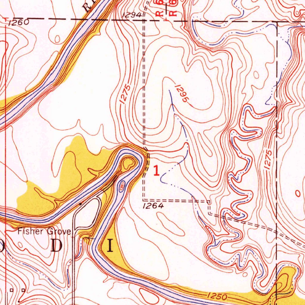 Frankfort, SD (1953, 24000-Scale) Map by United States Geological ...
