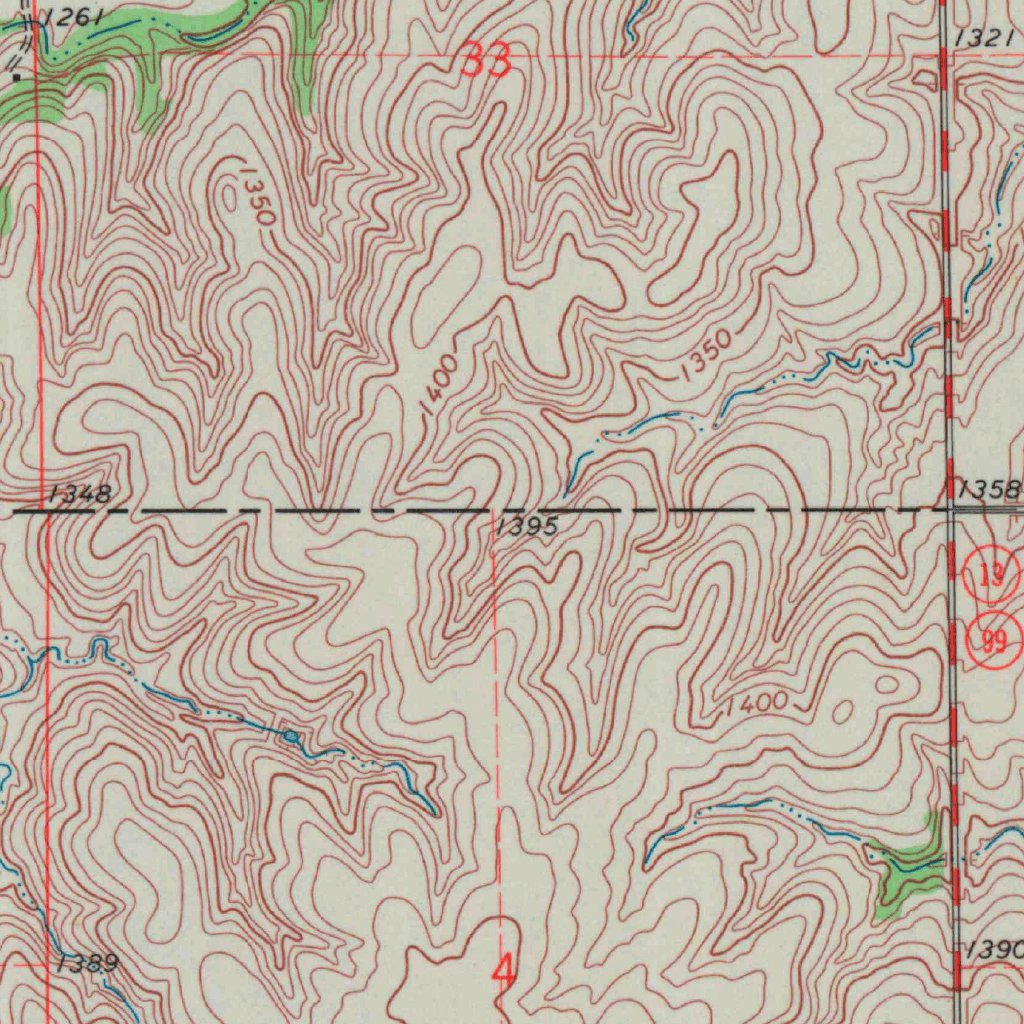 Frankfort SW, KS (1969, 24000-Scale) Map by United States Geological ...