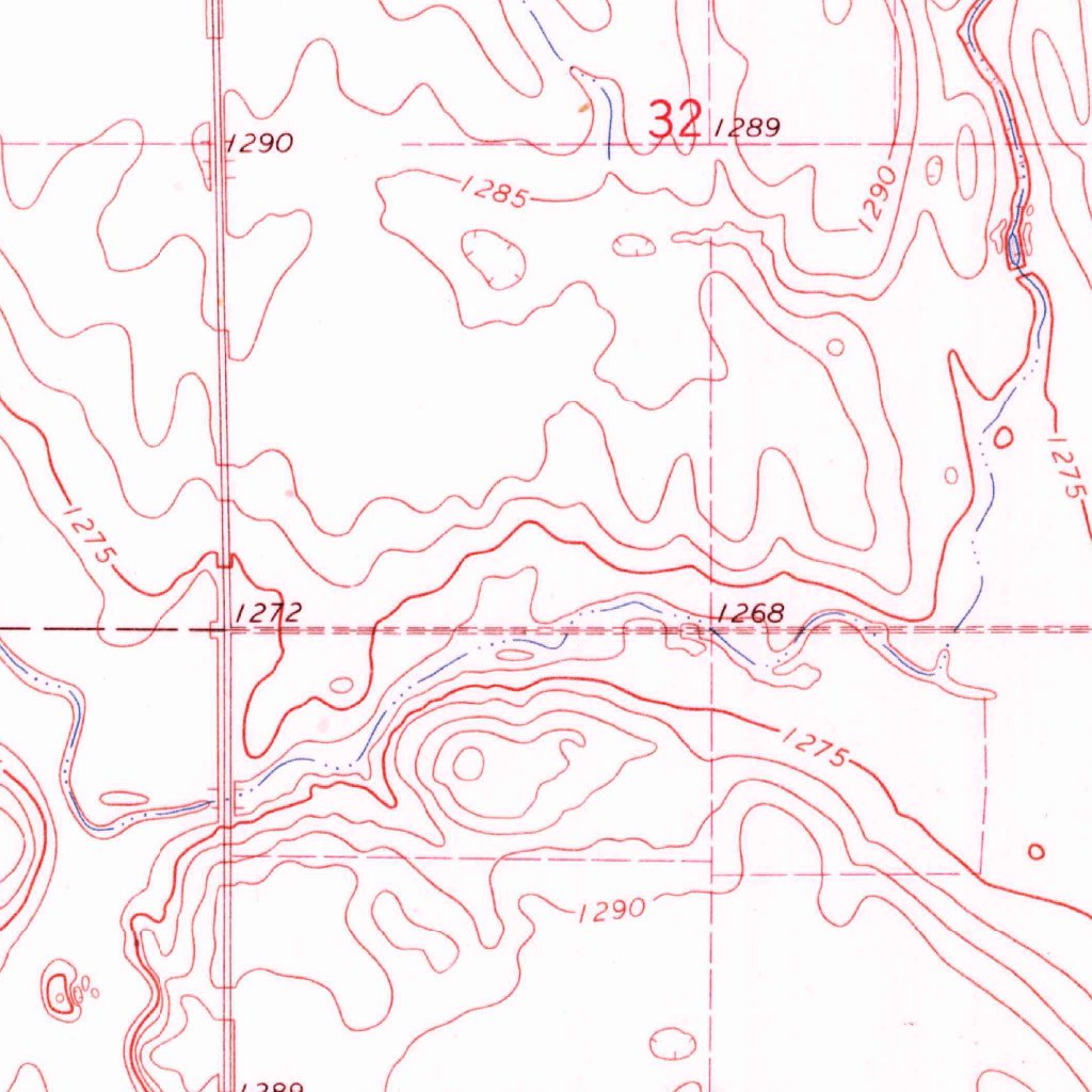 Frankfort SW, SD (1967, 24000-Scale) Map by United States Geological ...