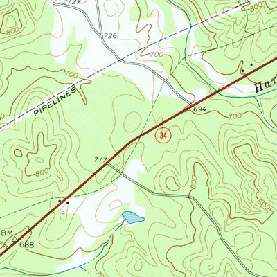 Franklin, GA (1964, 24000-Scale) Map by United States Geological Survey ...