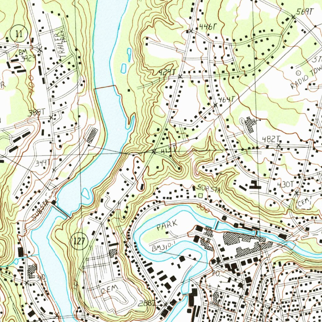 Franklin, NH (1987, 24000-Scale) Map by United States Geological Survey ...
