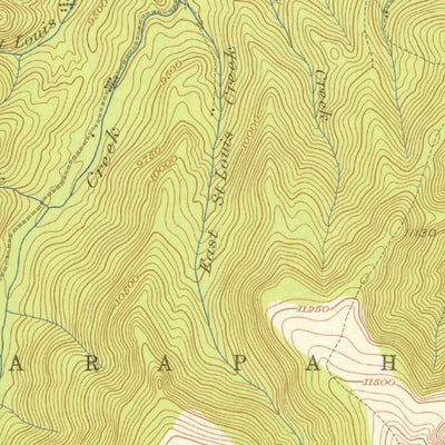 Fraser, CO (1924, 62500-Scale) Map by United States Geological Survey ...