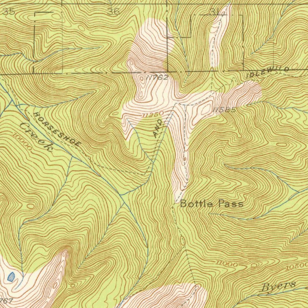Fraser, CO (1924, 62500-Scale) Map by United States Geological Survey ...