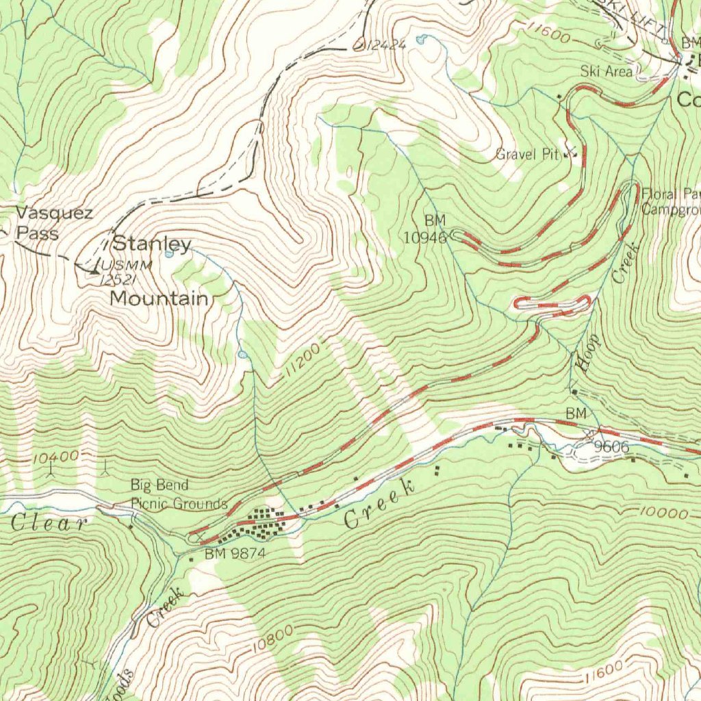 Fraser, CO (1957, 62500-Scale) Map by United States Geological Survey ...