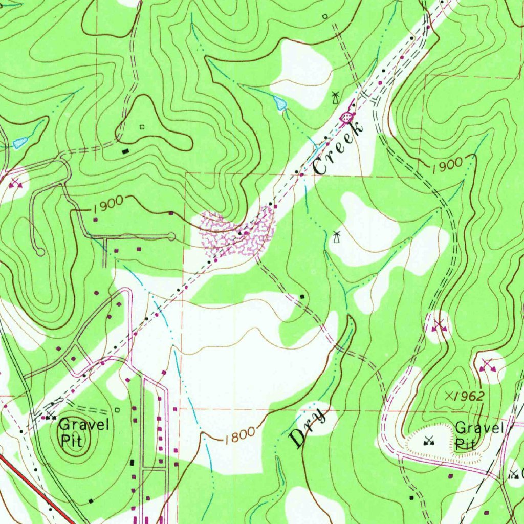 Fredericksburg West, TX (1967, 24000-Scale) Map by United States ...