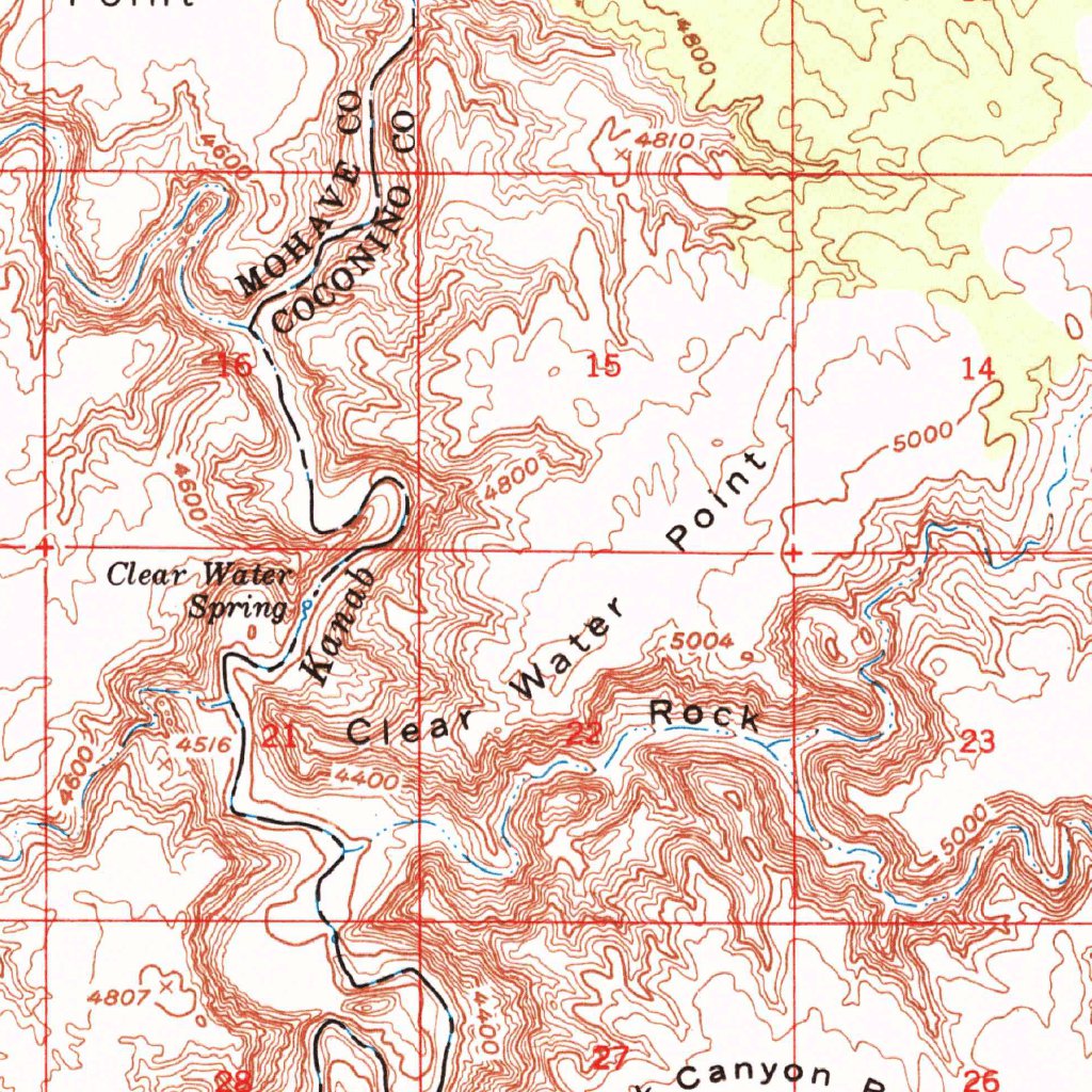 Fredonia, AZ (1954, 62500-Scale) Map by United States Geological Survey ...