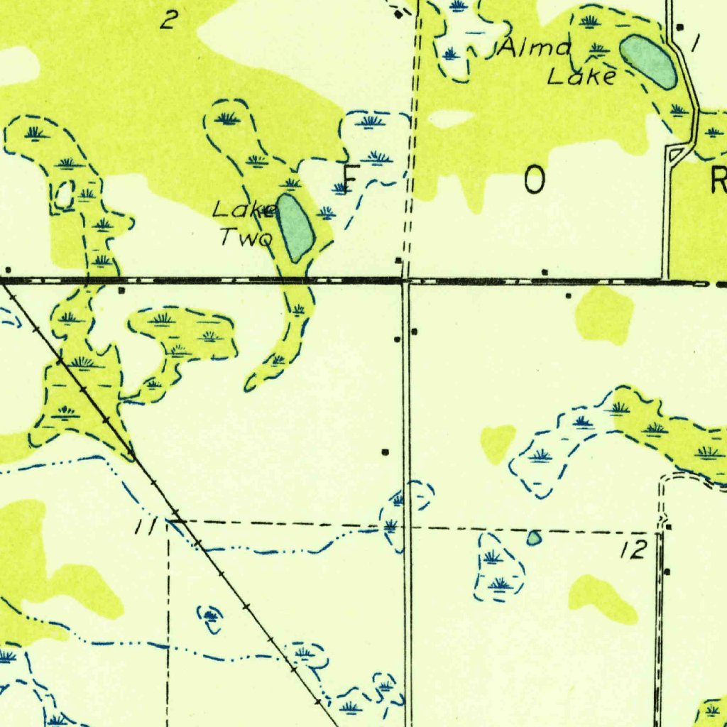 Free Soil, MI (1931, 31680-Scale) Map by United States Geological ...