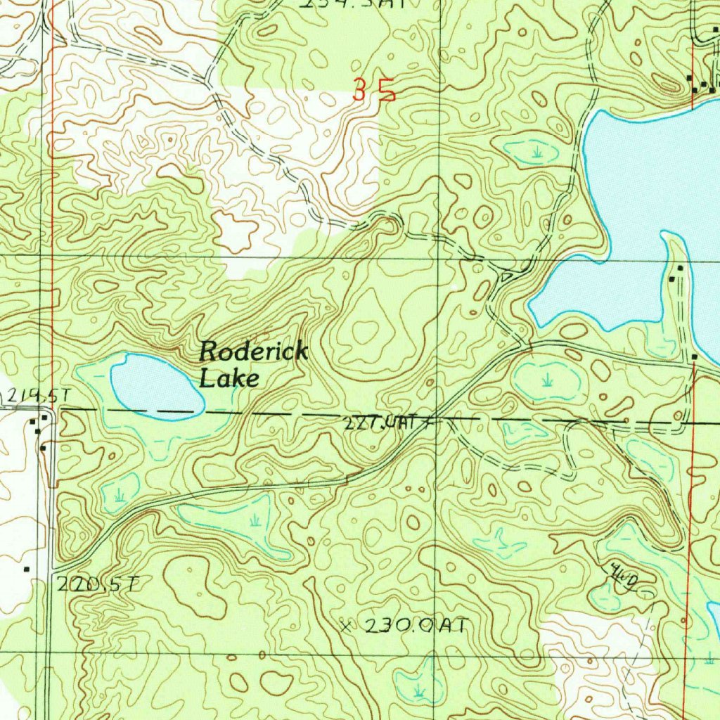 Free Soil, MI (1987, 24000-Scale) Map by United States Geological ...
