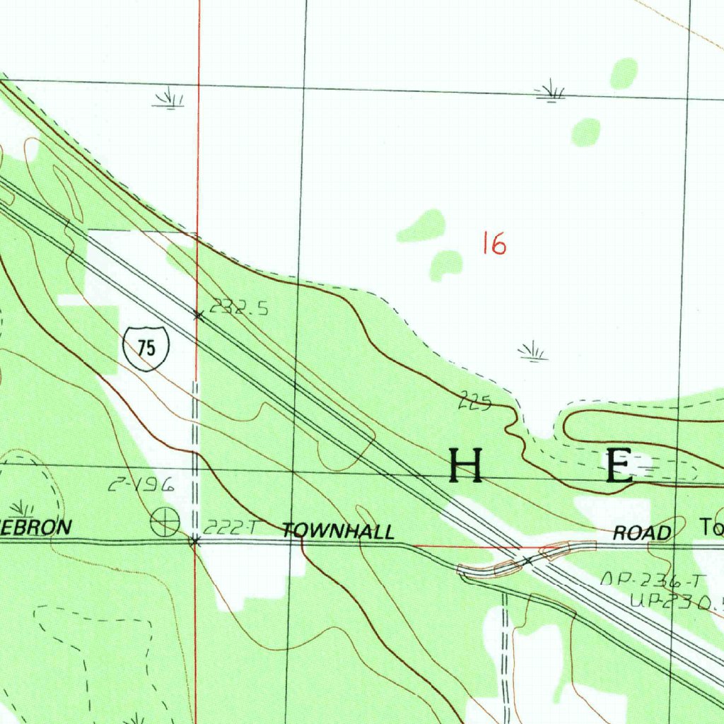Freedom, MI (1982, 25000-Scale) Map by United States Geological Survey ...