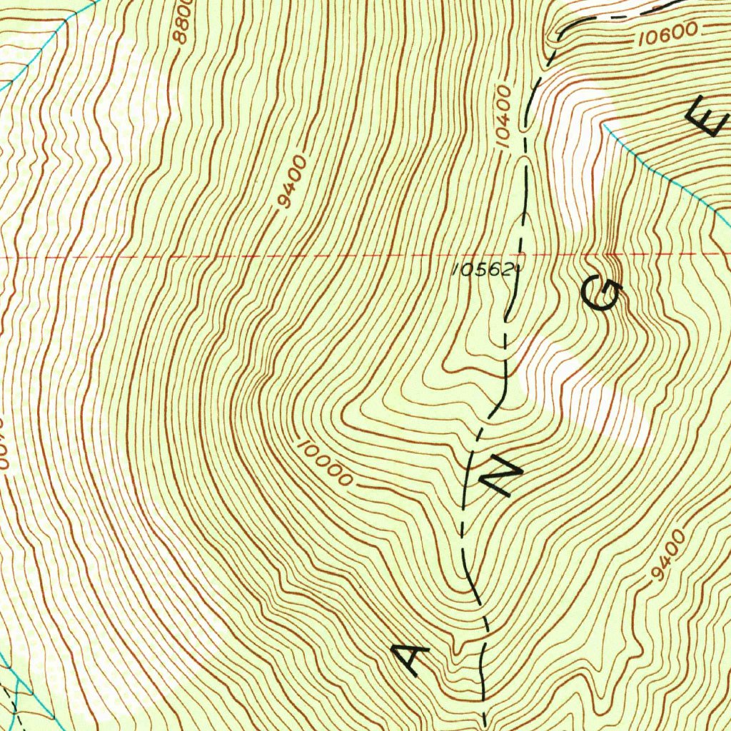 Freel Peak, CA (1955, 24000-Scale) Map by United States Geological ...