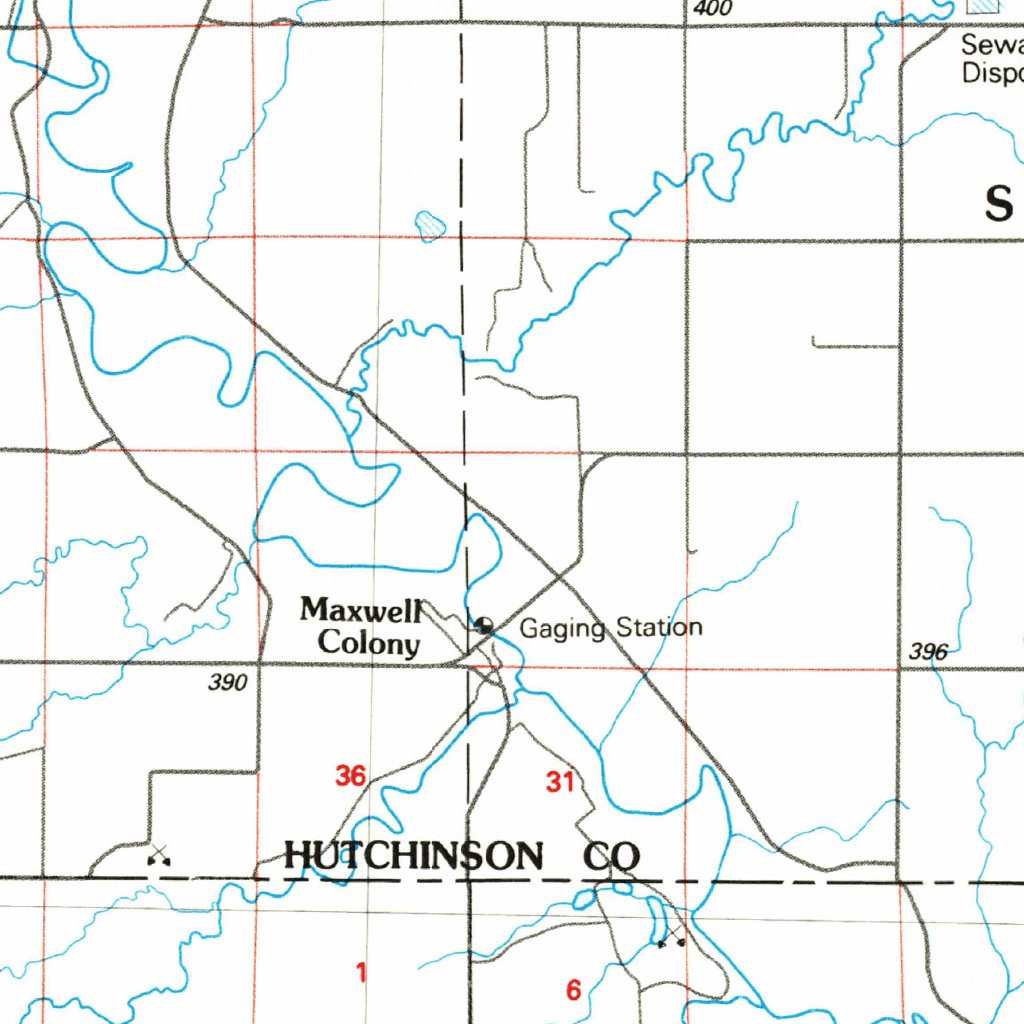 Freeman, SD (1985, 100000-Scale) Map by United States Geological Survey ...