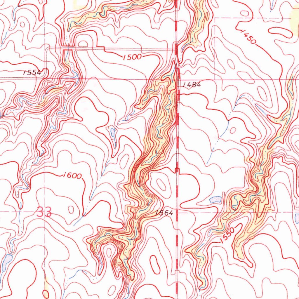 Freeman SE, SD (1970, 24000-Scale) Map by United States Geological ...
