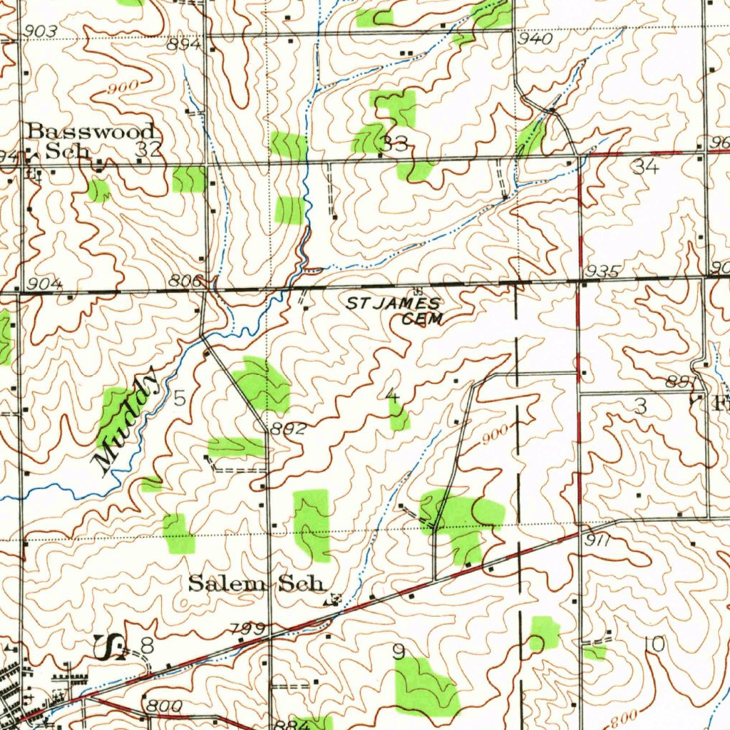 Freeport, IL (1939, 62500-Scale) Map by United States Geological Survey ...