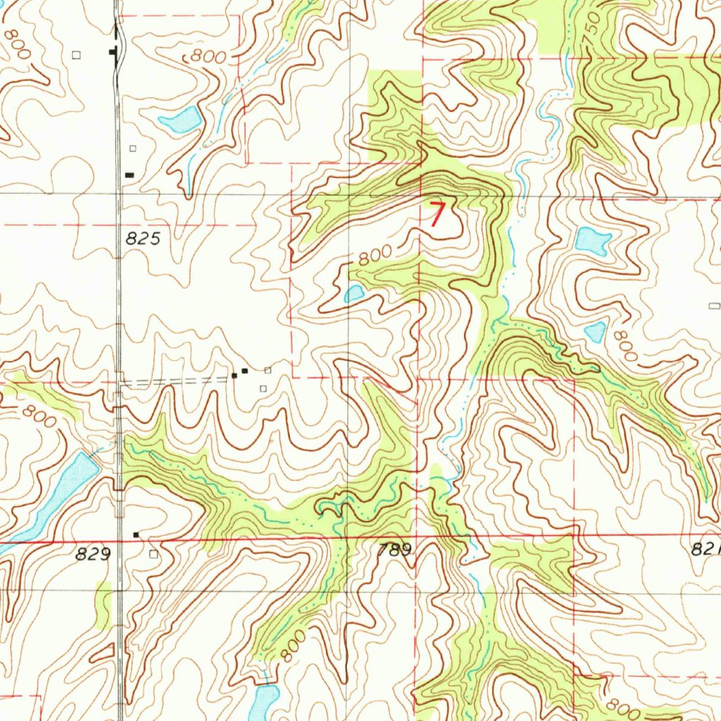 Fremont, IA (1980, 24000-Scale) Map by United States Geological Survey ...