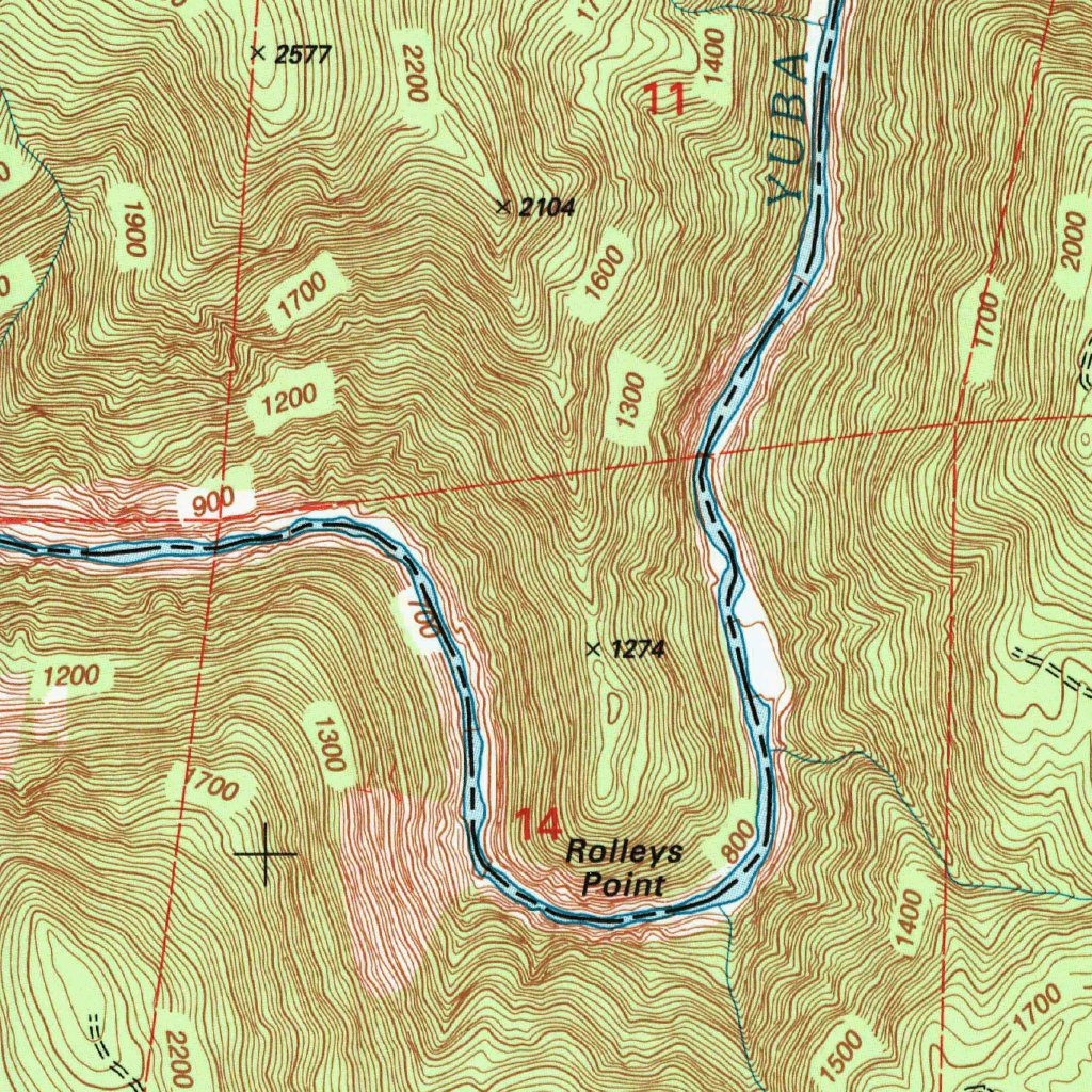 French Corral, CA (2000, 24000-Scale) Map by United States Geological ...