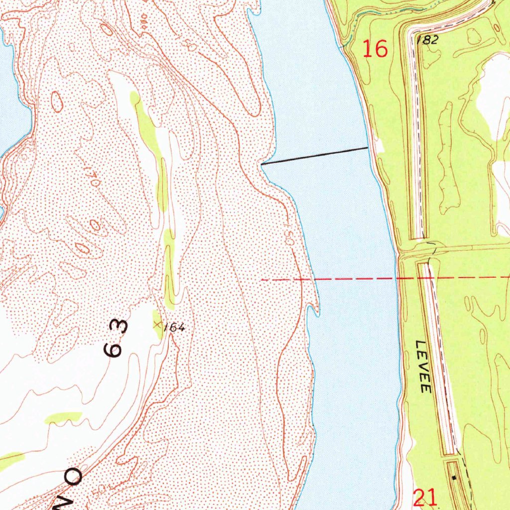 Friars Point, MS-AR (1964, 24000-Scale) Map by United States Geological ...