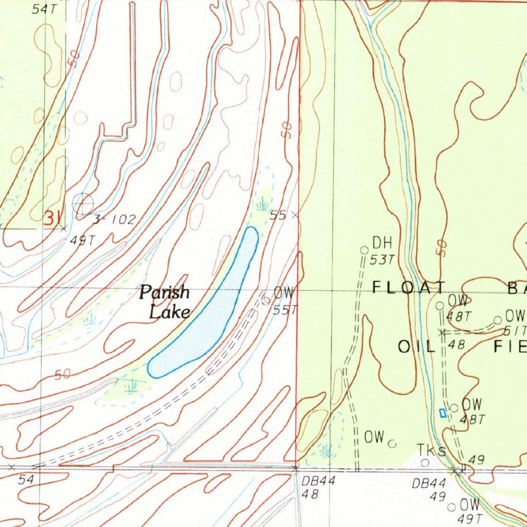 Frogmore, LA (1983, 24000-Scale) Map by United States Geological Survey ...