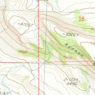 G I Ranch, OR (1983, 24000-Scale) Map by United States Geological ...