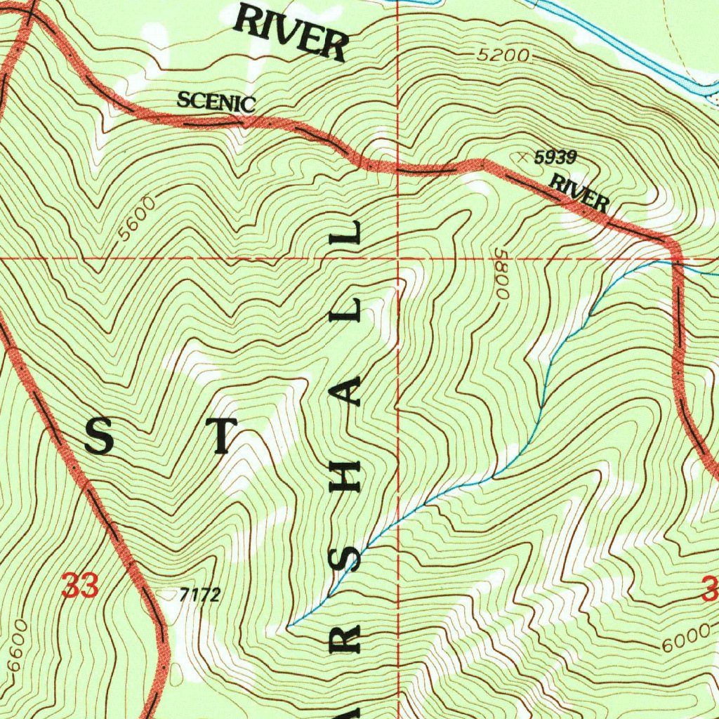 Gable Peaks, MT (1994, 24000-Scale) Map by United States Geological ...