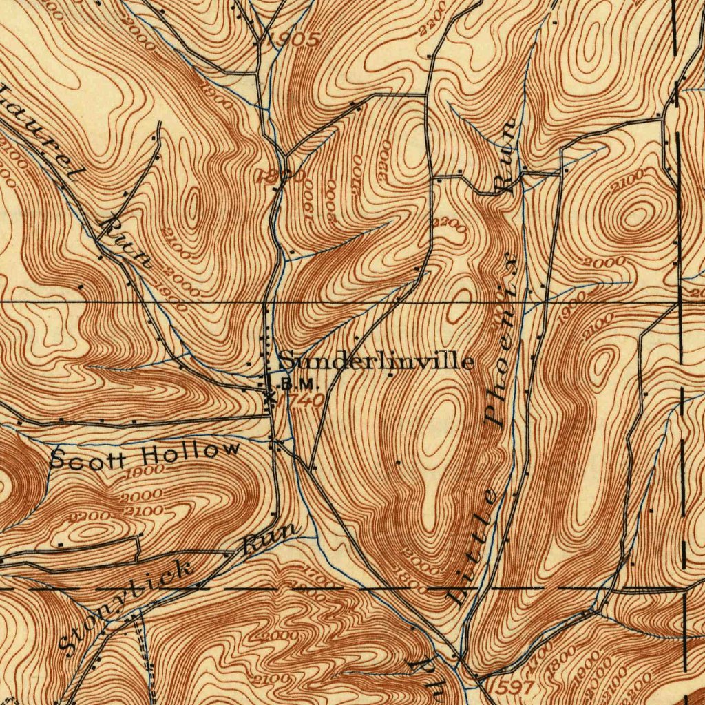 Gaines, PA-NY (1900, 62500-Scale) Map by United States Geological ...
