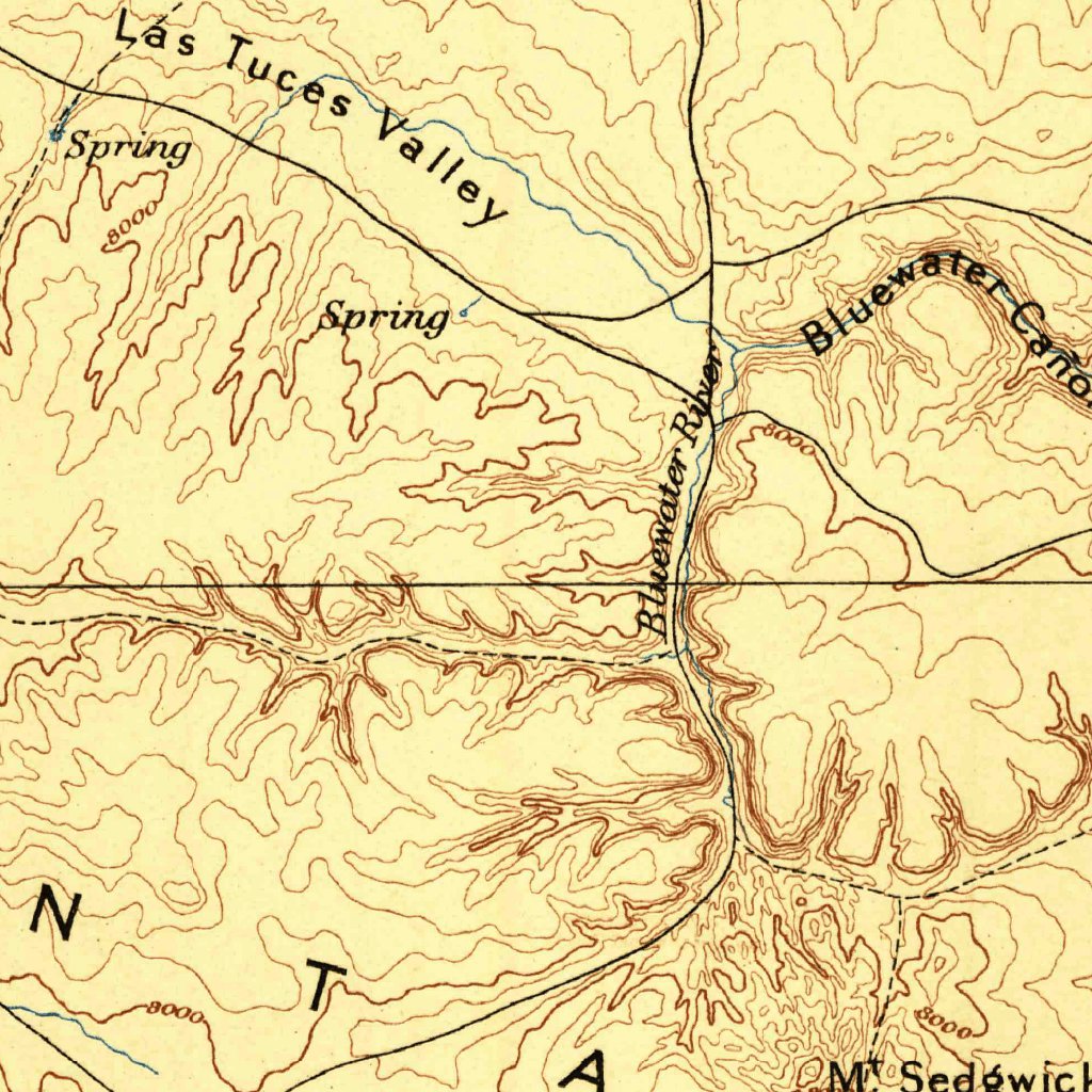 Gallup E, NM (1886, 250000-Scale) Map by United States Geological ...