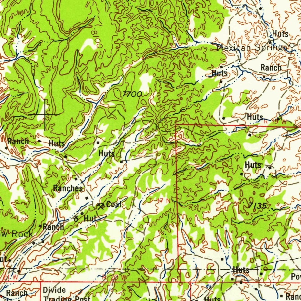 Gallup, NM-AZ (1958, 250000-Scale) Map by United States Geological ...