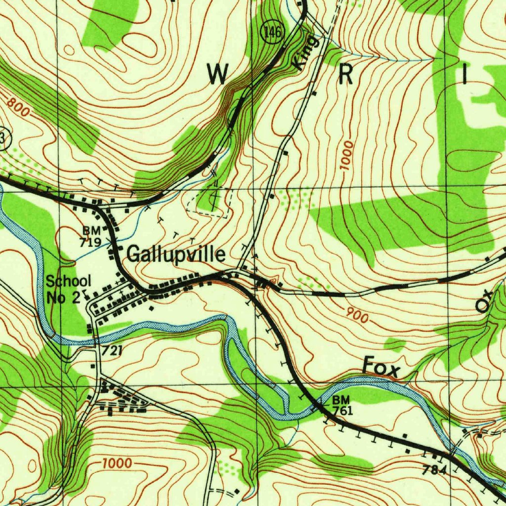 Gallupville, NY (1946, 31680-Scale) Map by United States Geological ...