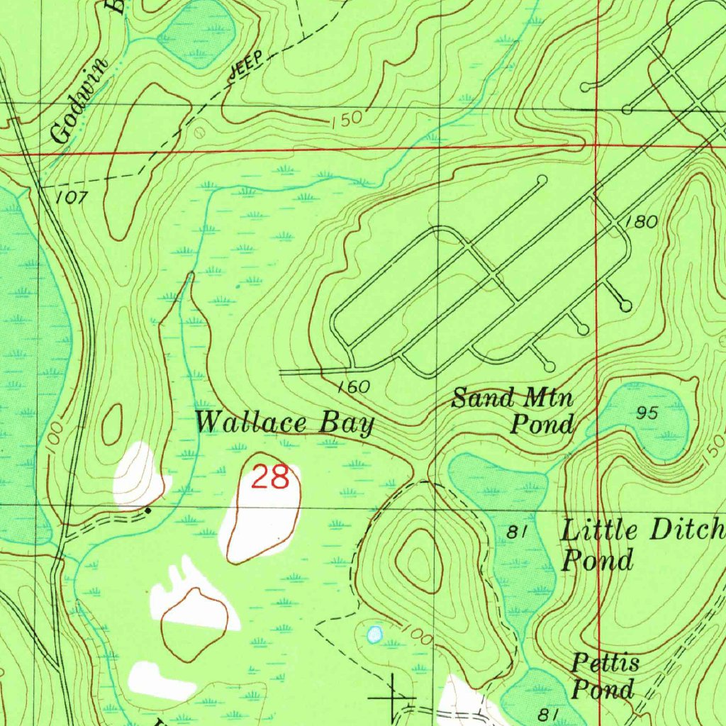 Gap Lake, FL (1982, 24000-Scale) Map by United States Geological Survey ...