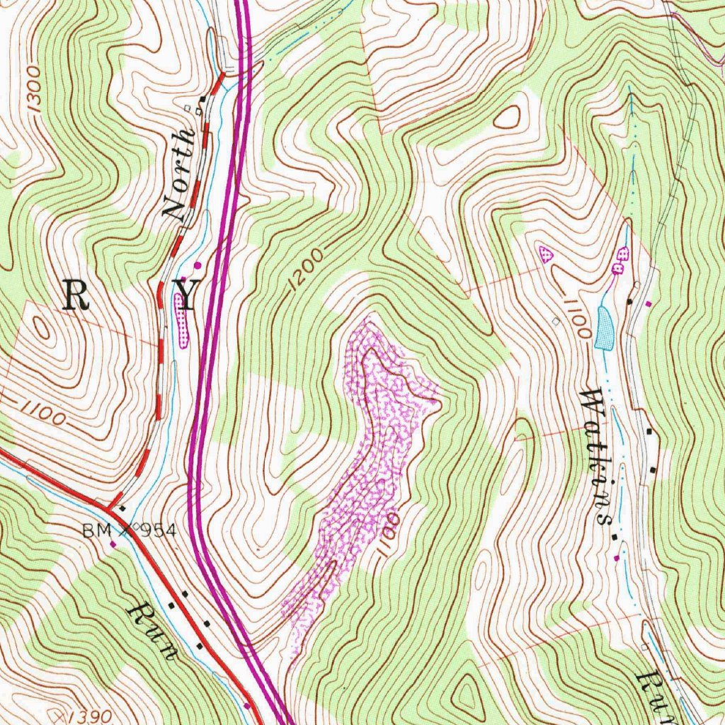 Garards Fort, PA (1961, 24000-Scale) Map by United States Geological ...